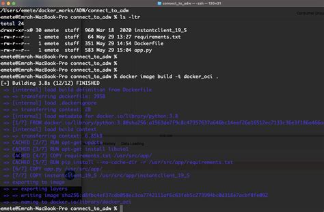 Docker Container üzerinden Autonomous Database Ile Etkileşim