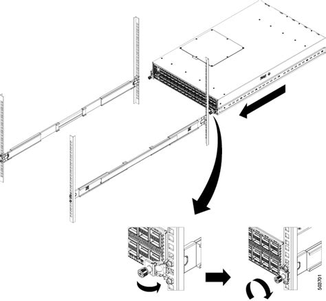 Cisco Nexus D GX A ACI Mode Switch Hardware Installation Guide Installing The Chassis