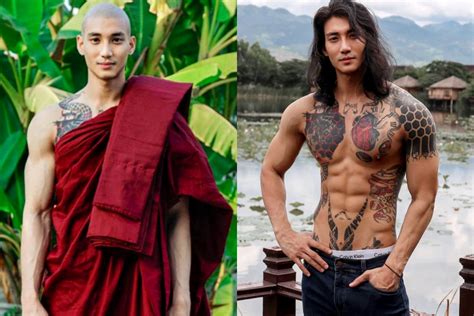 地表最帥和尚！「緬甸水行俠」身高188天菜男模出家，穿上僧服一夕爆紅女人我最大