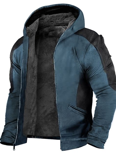 Herren Kapuzenshirt Mit Durchgehendem Reißverschluss Hoodie Jacke