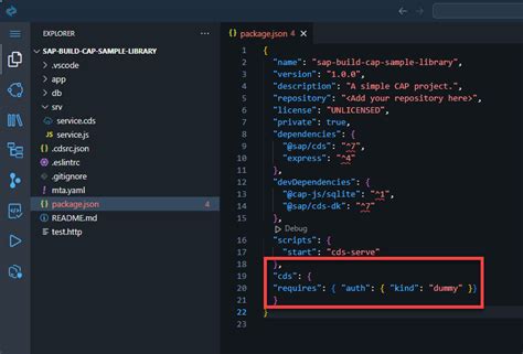 Create Simple CAP Service With Node Js Using The SAP Business