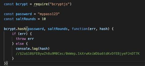 How To Use Bcrypt For Secure Password Hashing In Nodejs Shashavali