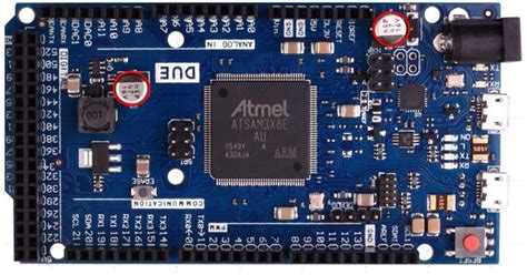 Pcb Are There Actually Any Polarised Capacitors On The Arduino Due Electrical Engineering
