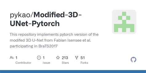 Github Pykaomodified 3d Unet Pytorch This Repository Implements