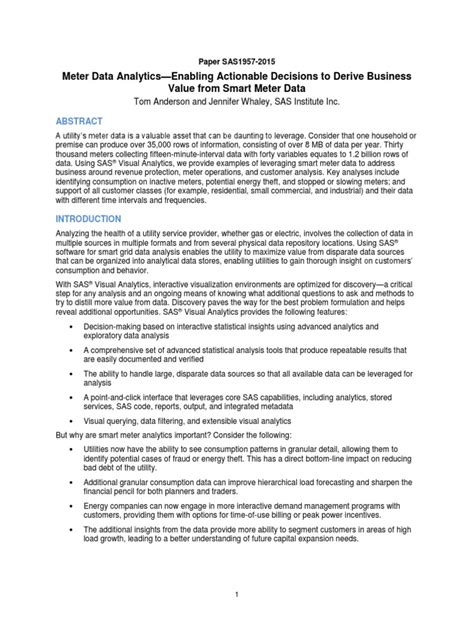 sas meter data analytics pdf sas software analytics