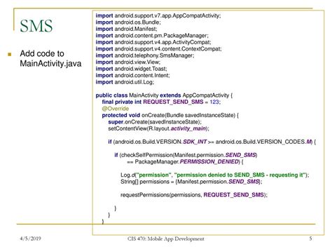 Cis 470 Mobile App Development Ppt Download