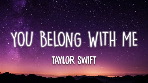 you belong with me taylor swift lyrics chords chordify