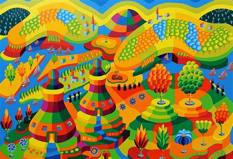 Louis Gans Fantasielandschap Zeefdruk Verkocht Kunstveiling Nl