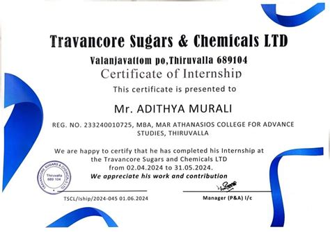 Adithya Murali On Linkedin Internship Careergrowth