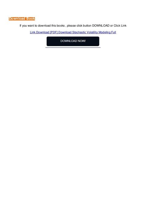 Stochastic Volatility Modeling