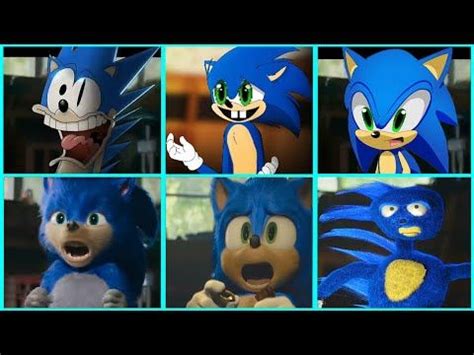 Sonic The Hedgehog Movie Uh Meow All Designs Compilation Youtube Hedgehog Movie Sonic The
