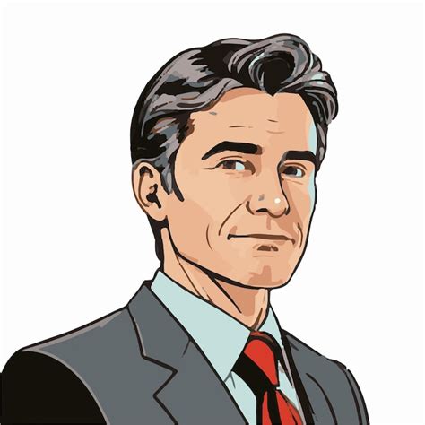Vector Illustration Of A Business Man Premium Ai Generated Vector