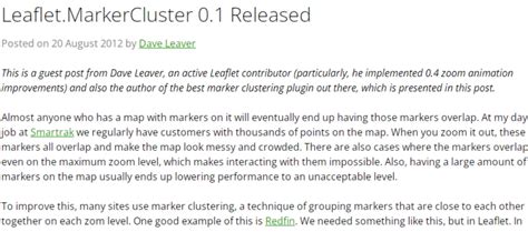 基于leaflet的多点聚合展示markercluster 阿里云开发者社区