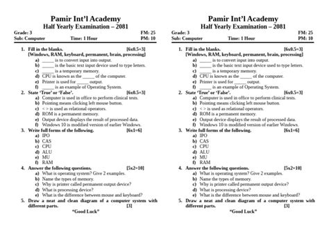 Grade 3 Computer Pdf