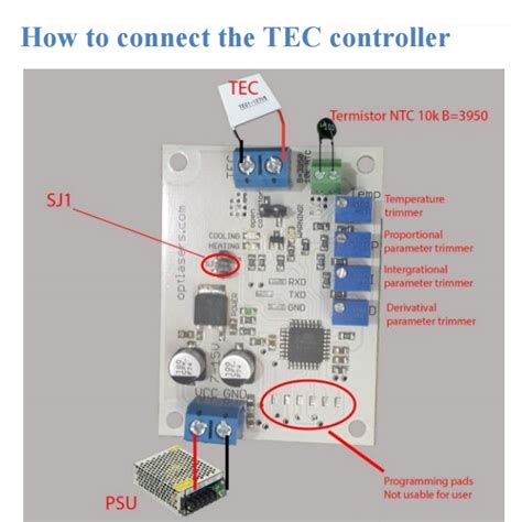 low cost laser diode tec temperature controller 120 watt output