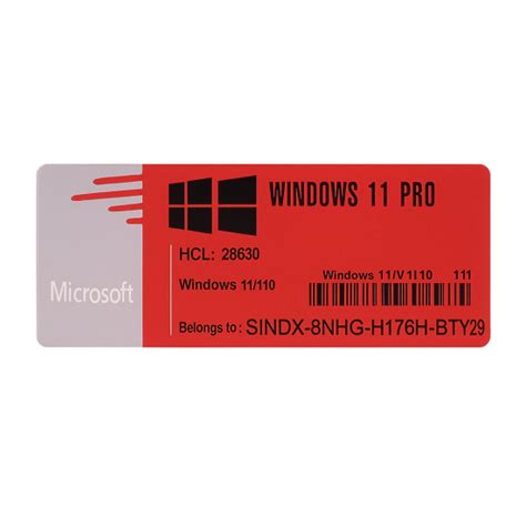 LicenÇa Etiqueta Windows 11 Pro 64bits Fqc 10520 Oem Microsoft