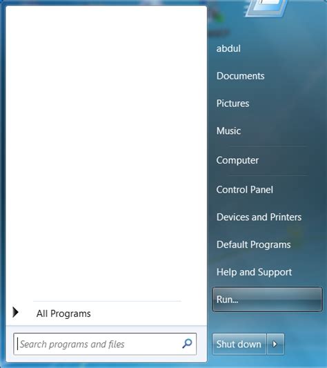 unix home directory from windows