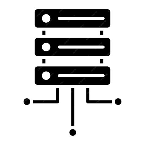 Premium Vector Database Network Vector Illustration