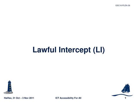 PPT Security And Lawful Intercept PowerPoint Presentation Free Download ID