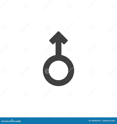 Male Sex Vector Icon Stock Vector Illustration Of Filled