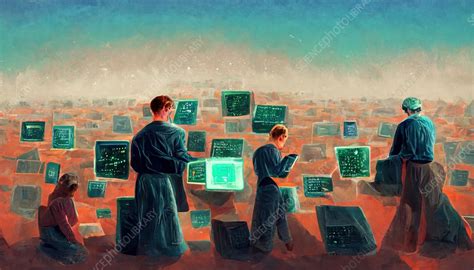 Data Mining Conceptual Illustration Stock Image C0563971