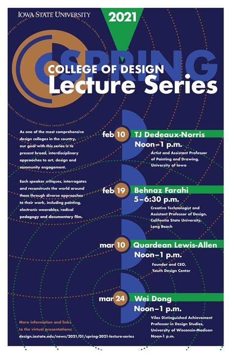 Isu College Of Designs Spring Lecture Series Highlights Diverse