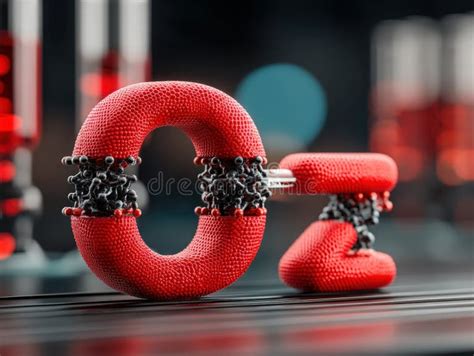 A Scientific Illustration Depicting The Ozone Molecule O3 Stock Illustration Illustration Of