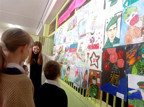 Конкурс рисунков Году защитника Отечества посвящается В рамках месячника оборонно массовой