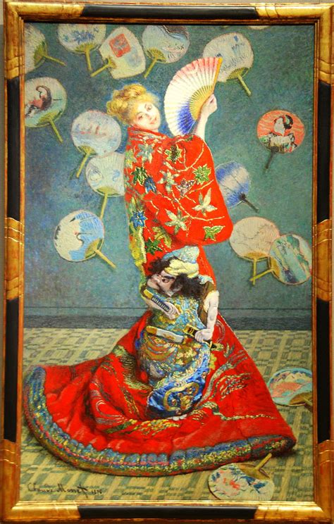 Claude Monet La Japonaise Camille Monet In Japanese Cost Flickr