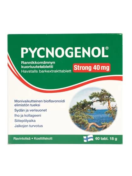 Pycnogenol Strong 60 Tabletes Internetaptiekalv