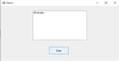 Vb Net Swap Multi Line In VB Stack Overflow