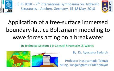 Pdf Application Of A Free Surface Immersed Boundary Lattice Boltzmann Method To Wave Forces