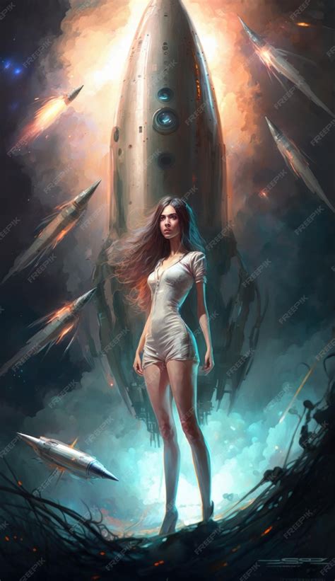 Premium Ai Image Woman With Long Legs Is Outdoors Beautiful Illustration Picture Generative Ai