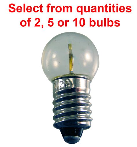 MES Flashing Bulbs Or Volt MA BiMetallic Strip OM EBay