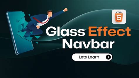 navbar html css glass effect htmlcss html viralvideos youtube