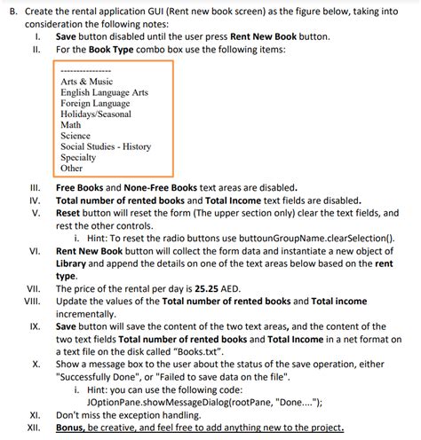 Solved A The Books Rental Office Wants To Create A New