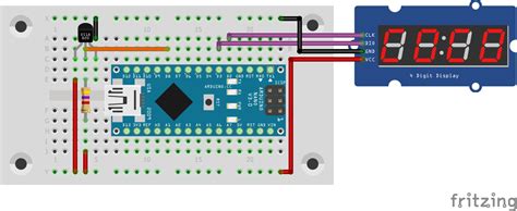 temperature indicator with arduino