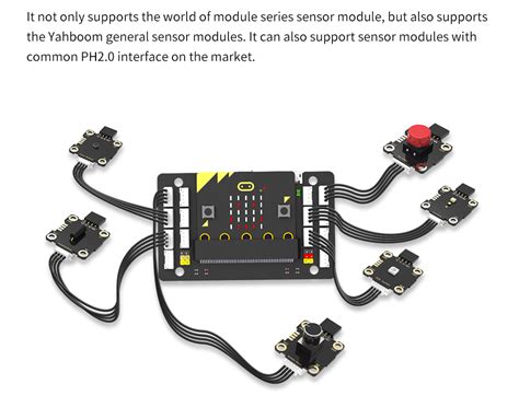 Yahboom Raspberry Pi Pico Sensor Expansion Board With Servo Pins Spi Serial And Iic Interface