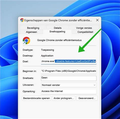 Efficiency Mode Energy Saving Disable Google Chrome