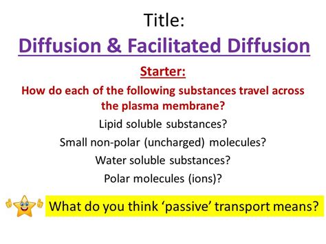 Diffusion And Facilitated Diffusion Ocr As A Level Biology Teaching Resources