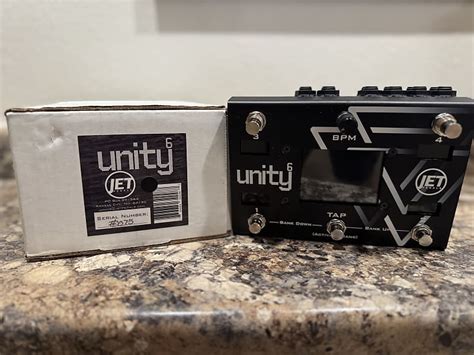 Jet Pedals Unity 6 Black Reverb Jet Pedals Unity 6 Black Reverb