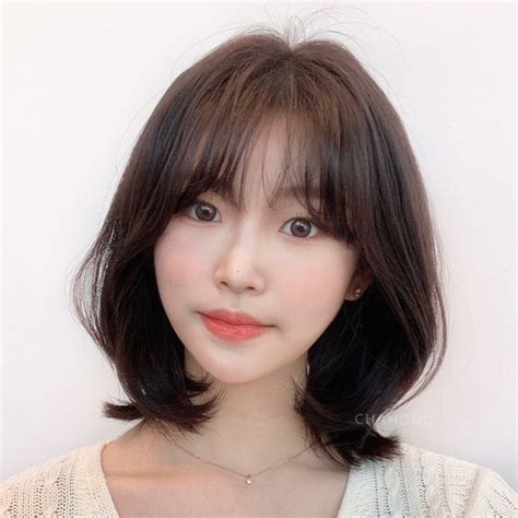 차홍룸 용산점 중단발펌 윈드펌 으로 예뻐지기 🧡 네이버 블로그