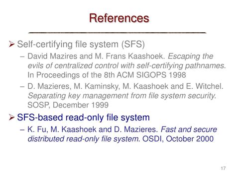 PPT Self Certifying File Systems SFS PowerPoint Presentation Free Download ID 5842841