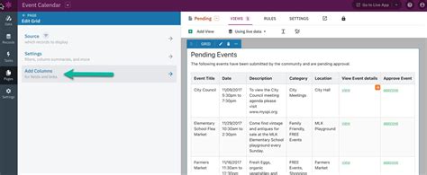 show detail record of selected record on grid on same screen ask the