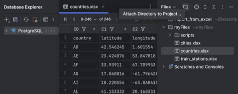 Import From Excel Files Datagrip Documentation
