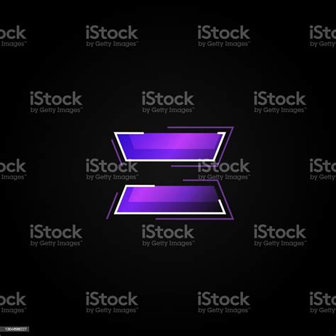 파선 된 스트로크와 혼합 효과 벡터 일러스트와 글꼴 세트에서 미래 보라색 파란색 문자 0명에 대한 스톡 벡터 아트 및 기타