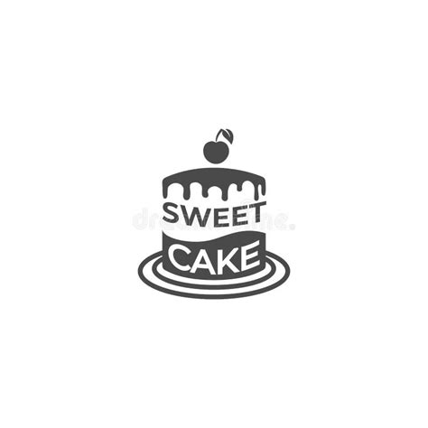 Sweet Cake Logo Bakery Logo Template Cake Symbol Stock Vector Illustration Of Advertising