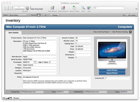 Free Filemaker Templates Database Free Templates Printable