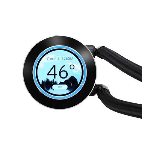 Sama Lcd Display Screen Scentific Cooling Heatsink 71 1cfm Computer Cpu Cooler Am5 Argb Effect