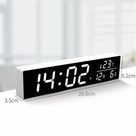 Desktop Elektronisk Vækkeur Digital Evighedskalend Vicedeal